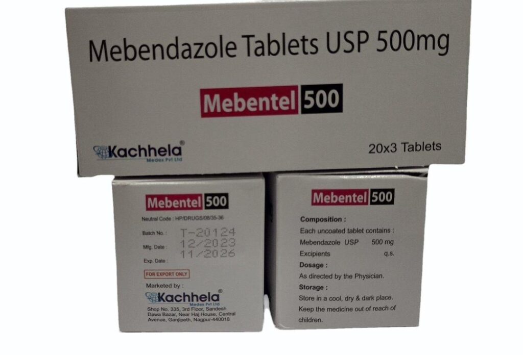 Mebendazole 500 mg - CONFIDENCE PHARMACY